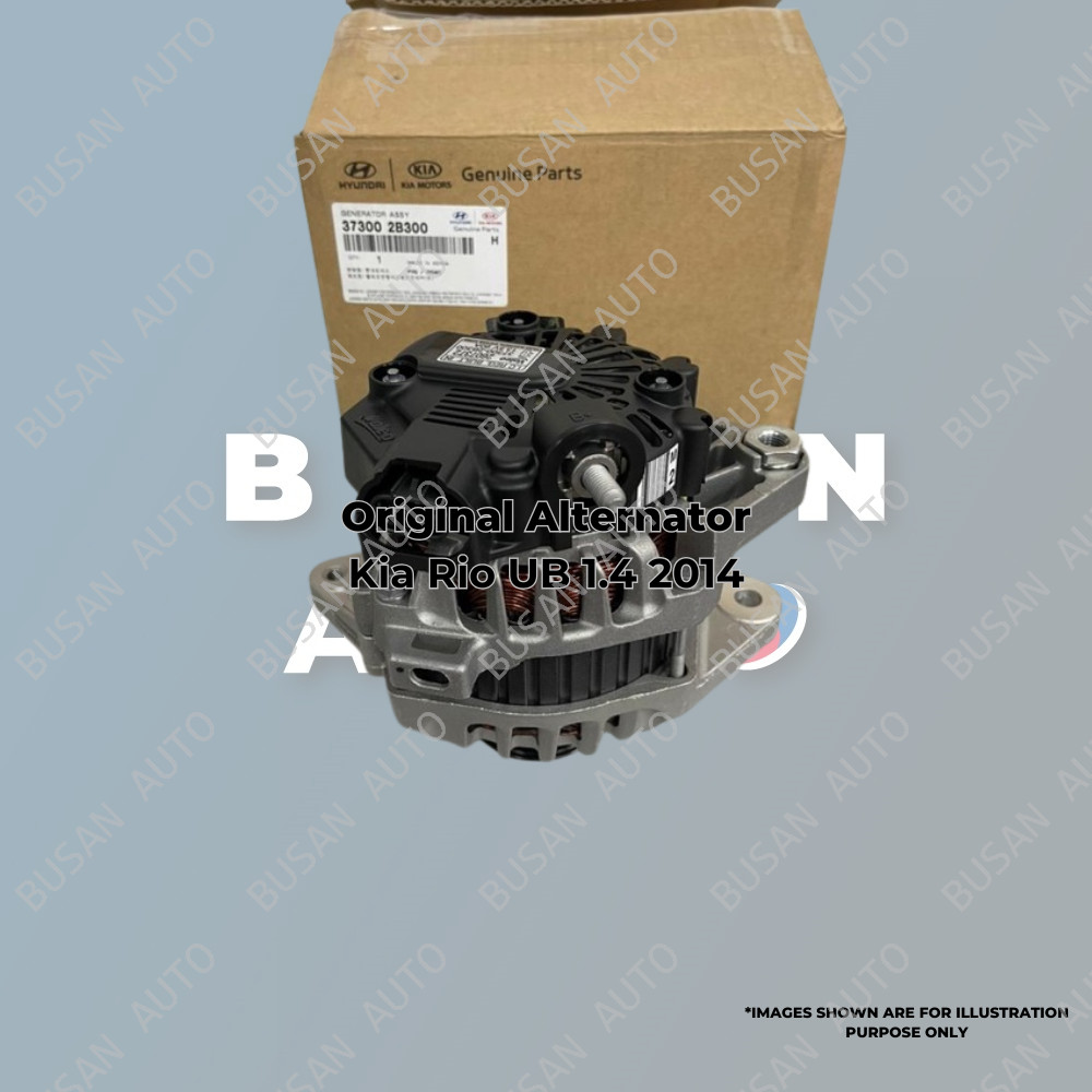 Hyundai Kia Original Alternator For Kia Rio UB 1.4 2014 - 37300-2B300 ...