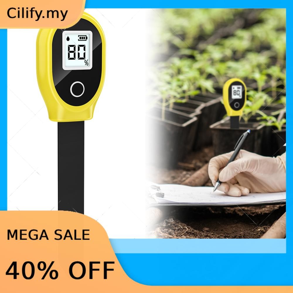 Soil Moisture Meter Digital LCD Plant Water Monitor for Indoor ...