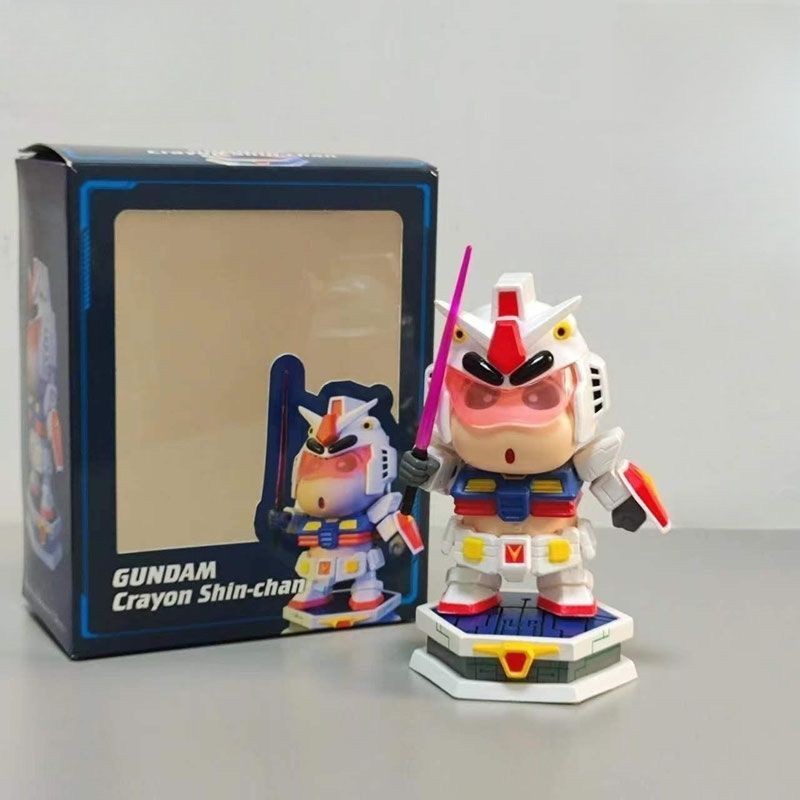 Pomart hello kitt GK Crayon Shin-Chan Base Can Luminous Gundam Shin ...