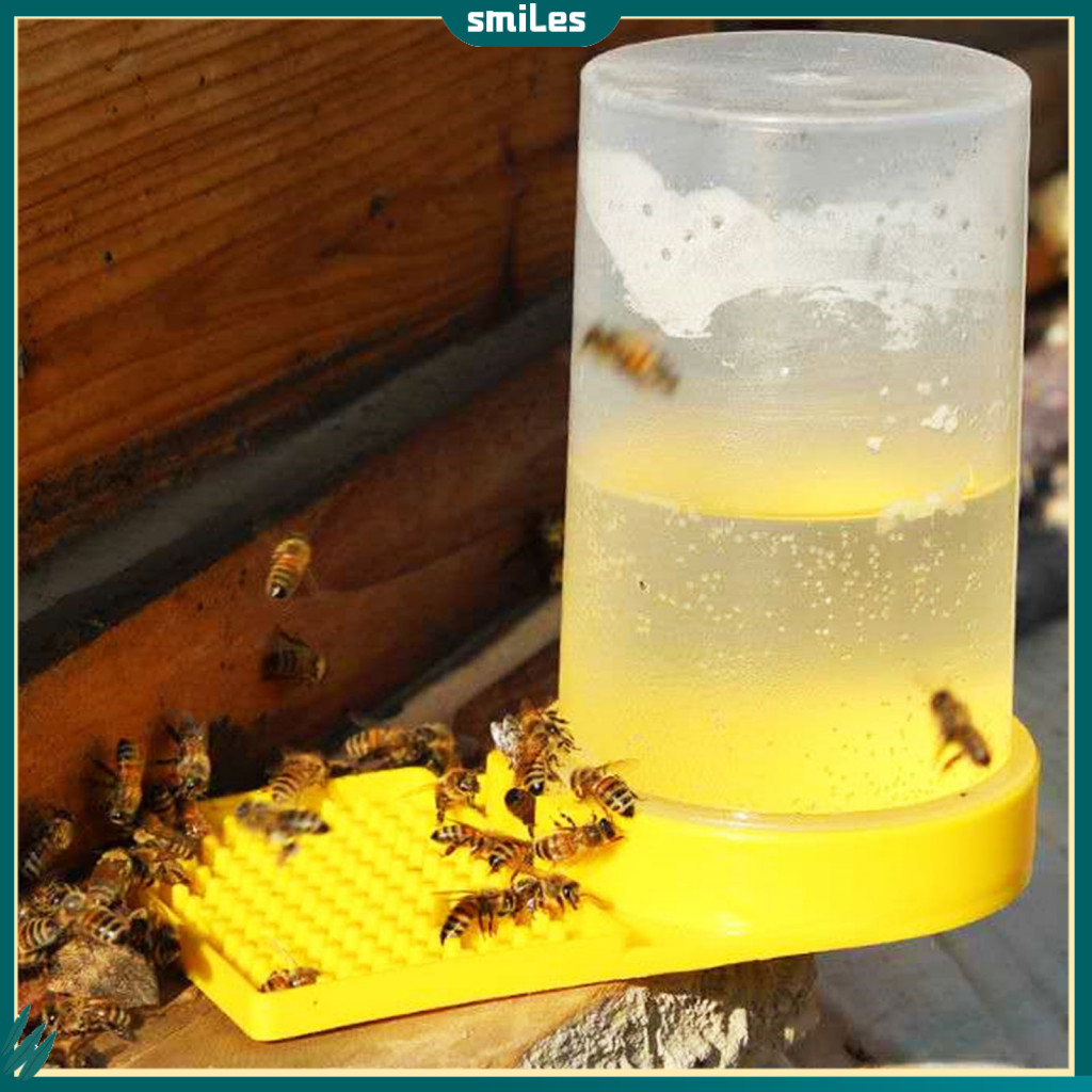 smiles| Bee Watering Station Garden Bee Waterer 3pcs Transparent Bee ...