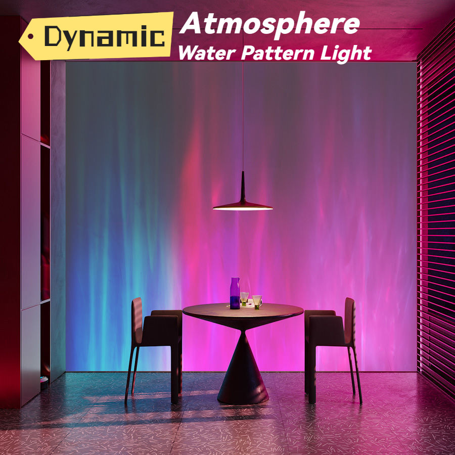 BUYTICO Dynamic Water Pattern Projection Light 32W Remote Control ...