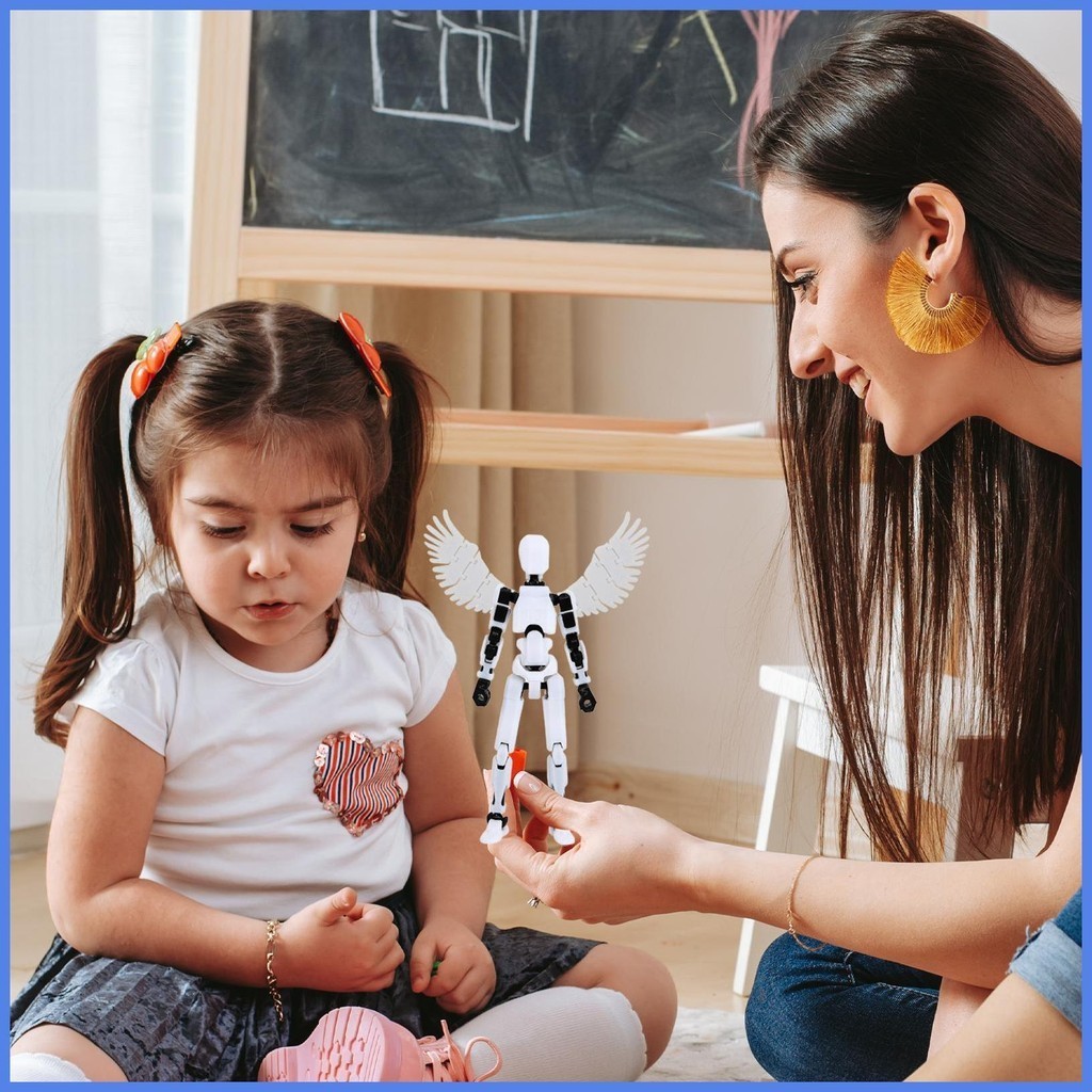 Multi Joint Movable Figure 3D Printed Body Activity Robot Body Activity ...