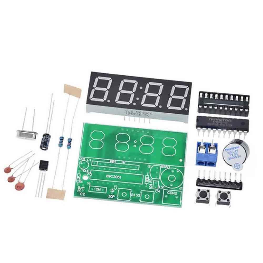 4 digit digital electronic clock AT89C2051 microcontroller digital ... 4 digit digital electronic clock AT89C2051 microcontroller digital ...