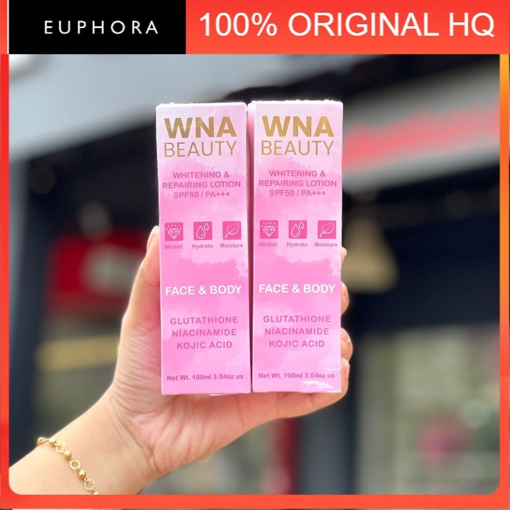 🔥NEW ARRIVAL🔥💯% ORIGINAL HQ / WNA WHITENING & REPAIRING LOTION SPF50 ...