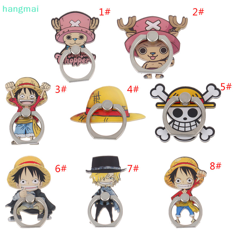 {hangmai} One Piece Luffy Chopper Finger Ring Acryli Mobile Phone ...