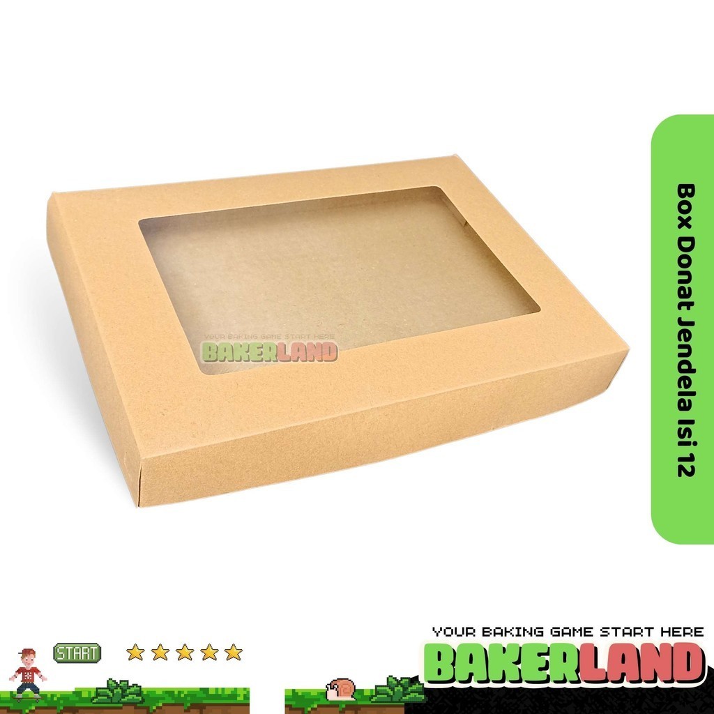 Donut Box Contains 12/Donut Box/Cake Box/Donut Packaging/Bread Box ...