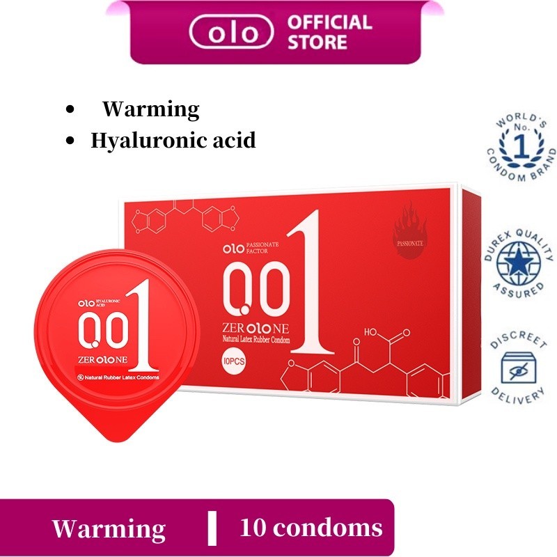 OLO Goddess Version 001 Ultra-Thin Hyaluronic Acid Condom (10 Packs) | Shopee Malaysia