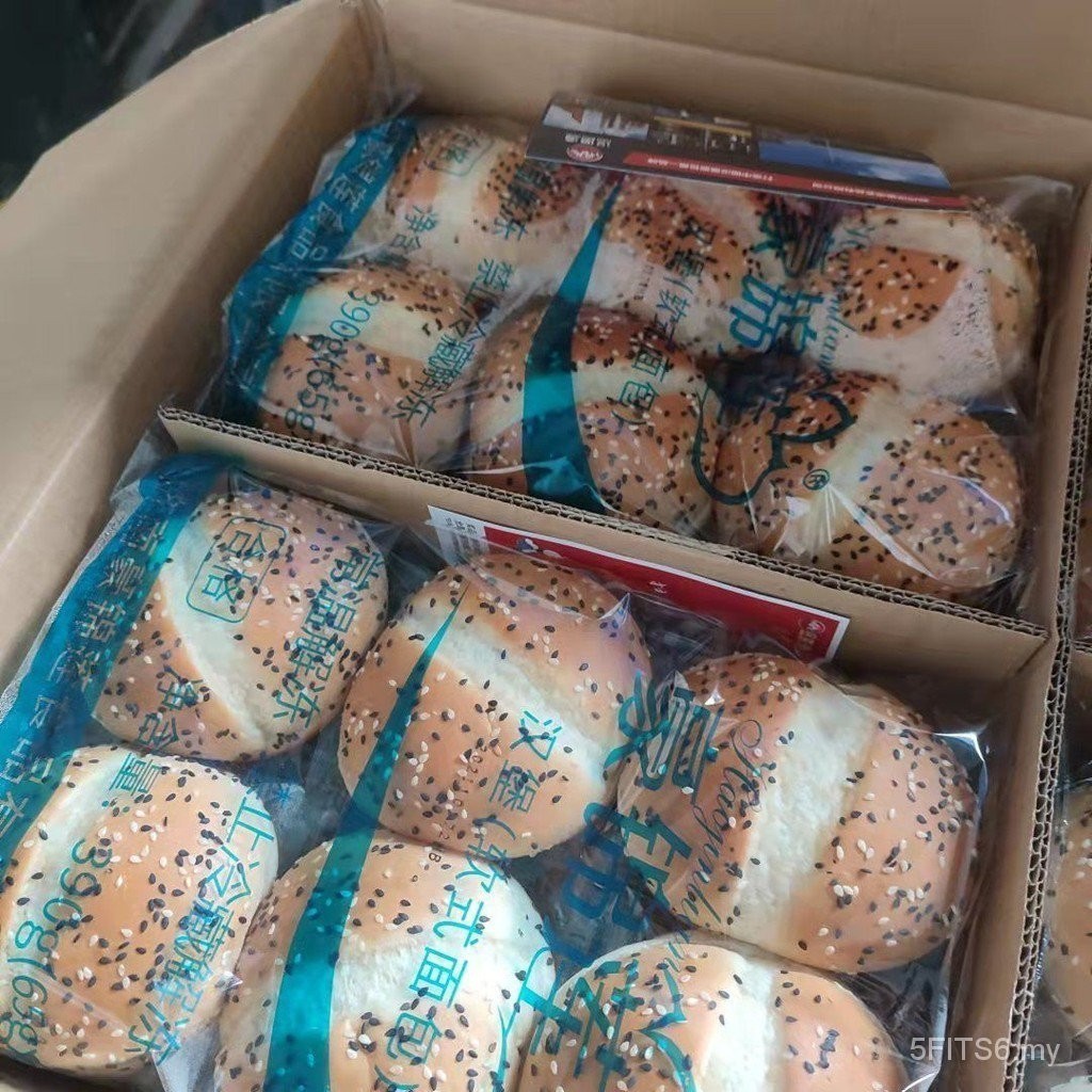 Haojinlian 65g Butter Cream Bread Water Cut Black White Sesame Bread ...