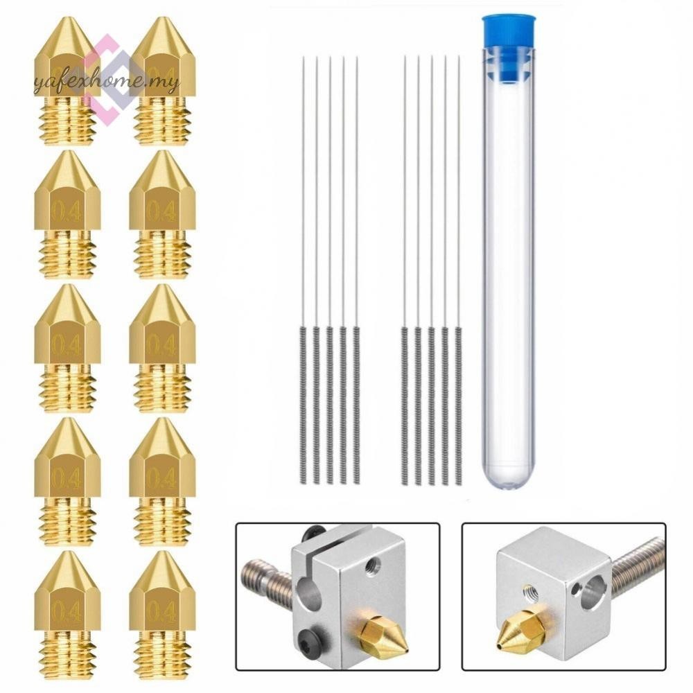 Professional Grade MK8 Extruder Nozzle Cleaning Tool Kit 10 Nozzles ...