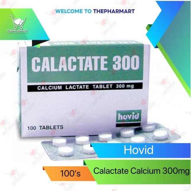 Hovid Calactate Calcium Lactate 300mg (100's) | Shopee Malaysia