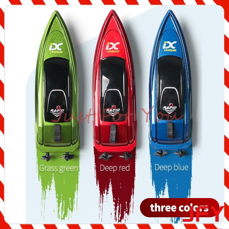 RC Boat Three Colors Mini Handle Remote Control Boat Speedboat Kids ...