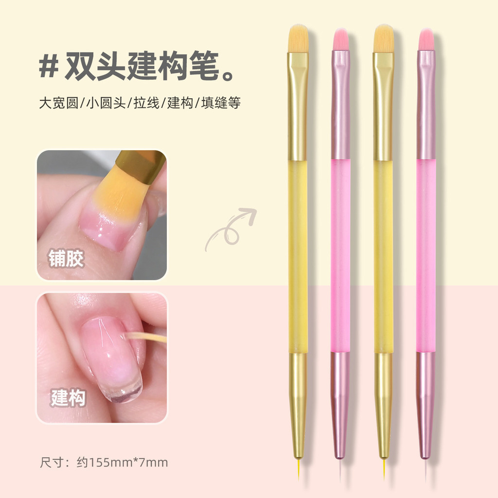 Double-headed Construction Pen Large Wide Round Small Round-Headed Pull ...