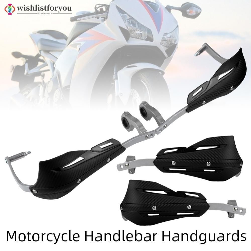 Wishlistforyou One Pair 7/8" Motorcycle Universal Handguards Handlebar ...