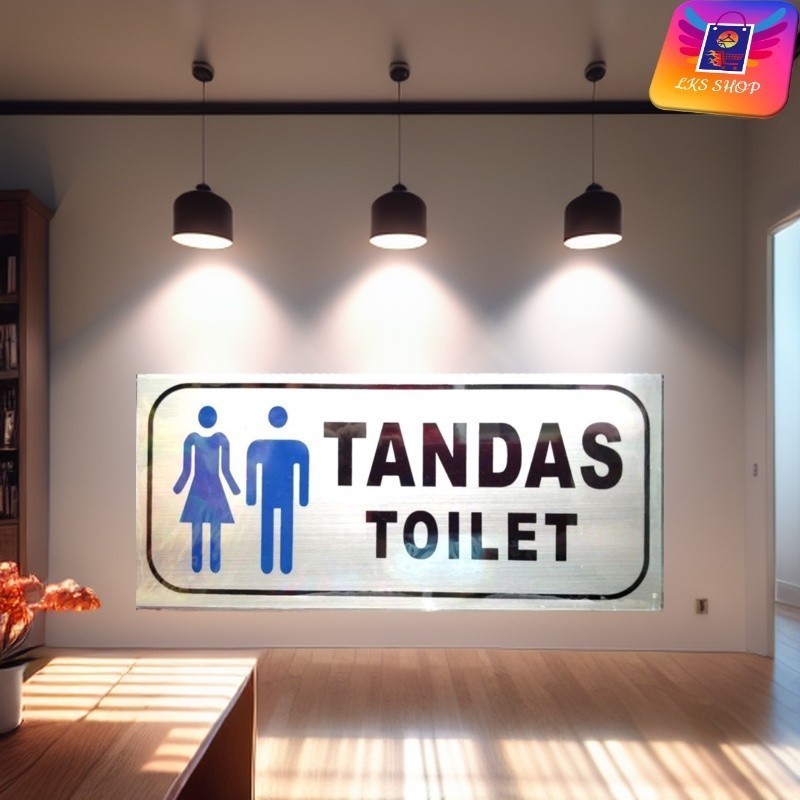 Tandas Toilet Male Female Logo Steel Sign Board | Shopee Malaysia