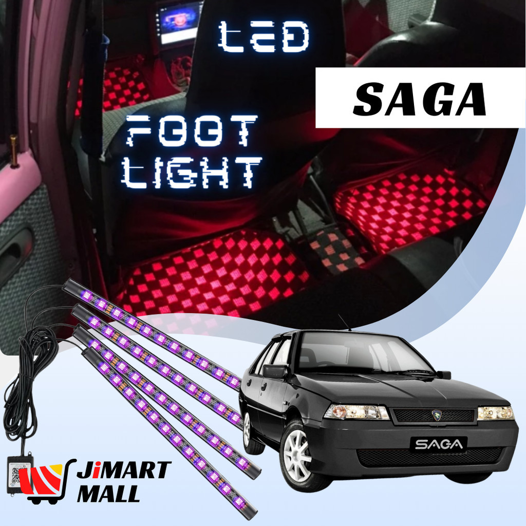 SAGA LAMA LMST ISWARA LED AMBIENT LIGHT Foot Floor Lampu Kaki Kereta ...