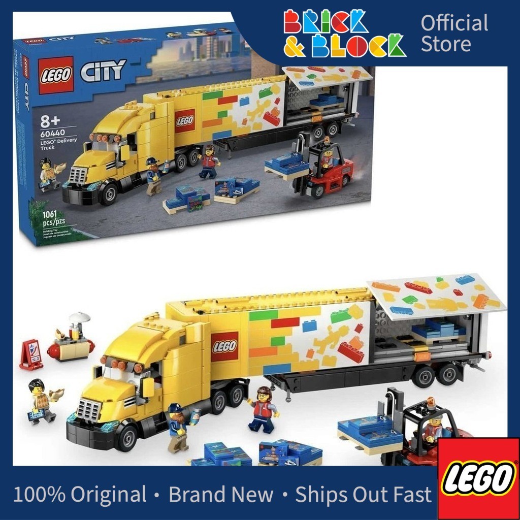 LEGO 60440 Yellow Delivery Truck | LEGO City | Shopee Malaysia