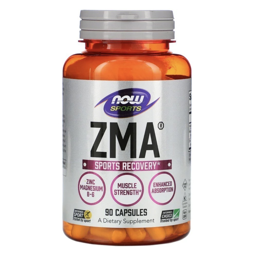 Now Foods, Sports, ZMA, Sports Recovery, 90 / 180 Veg Capsules | Shopee ...