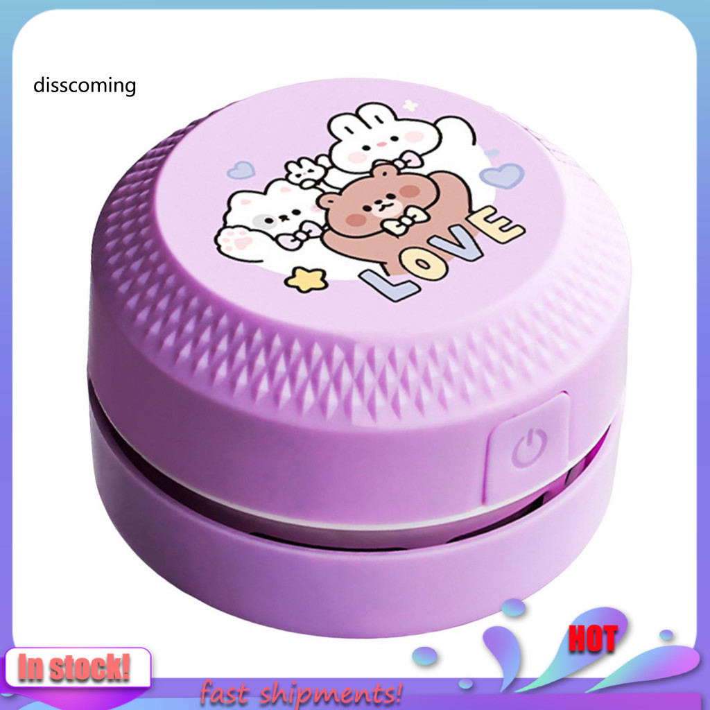 DIS_ Portable Mini Vacuum Handheld Desk Cleaner Powerful Mini Cordless ...