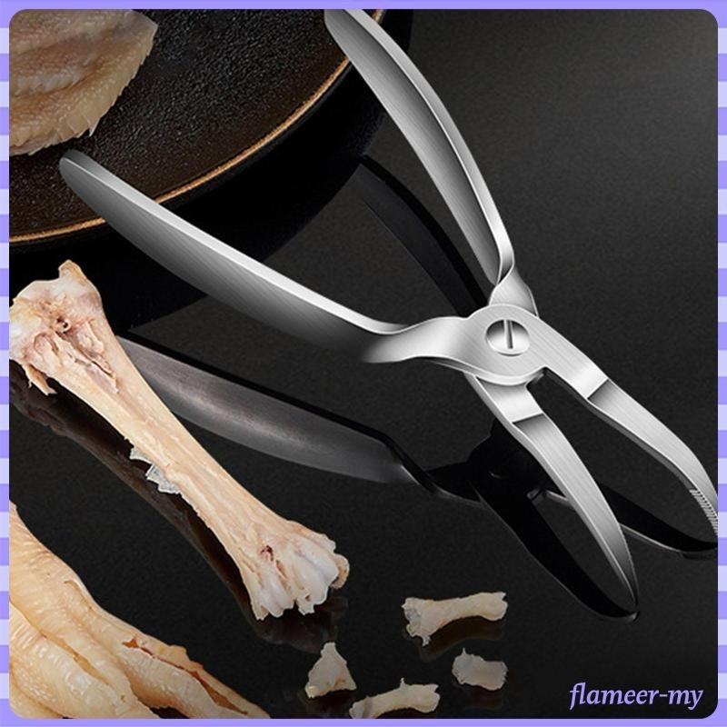 [FlameerMY] Chicken Feet Boneless Plier Portable Multipurpose Stainless ...