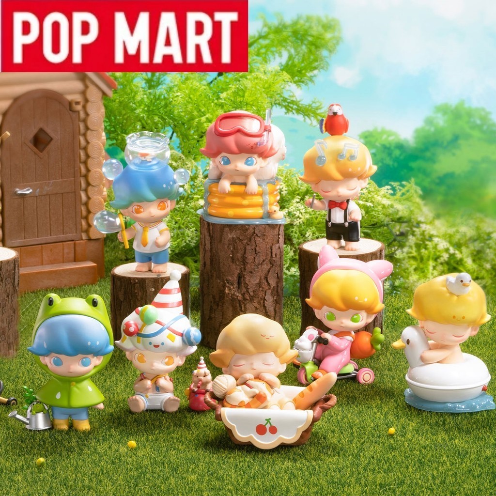 Genuine Pop Mart DIMOO Pets Vacation Series Confirmed Blind Box Kawaii ...