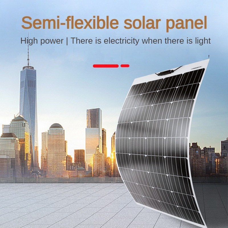 Flexible Solar Panel 18V Household Photovoltaic Module Single Crystal ...
