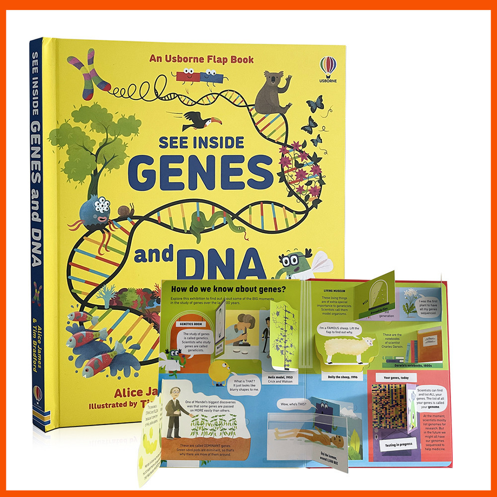 Usborne See Inside Genes and DNA 3D Flap Book Children's Science ...