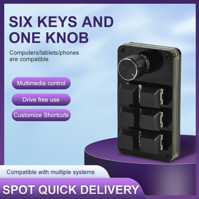 Programming Macro Custom Mechanical Keyboard DIY Gaming Keyboard Hot-swap Keypad For Photoshop 2 ...