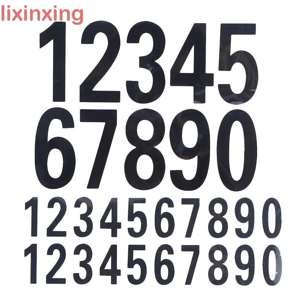 LIXINXING Number Sticker Fade-Resistant Reflective Self-adhesive ...