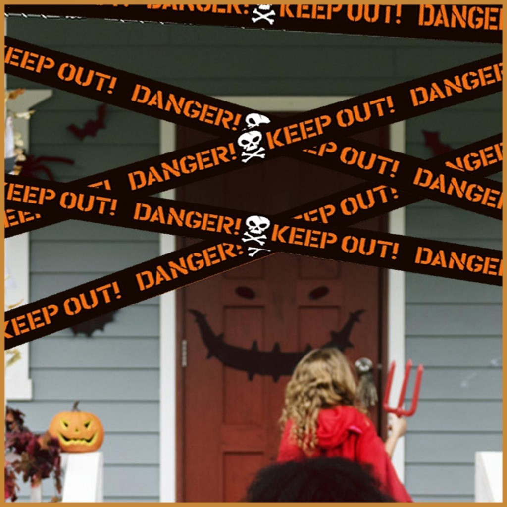 Halloween Fright Tape Fright Tape Safety Signs Crime Scene Tape Caution ...