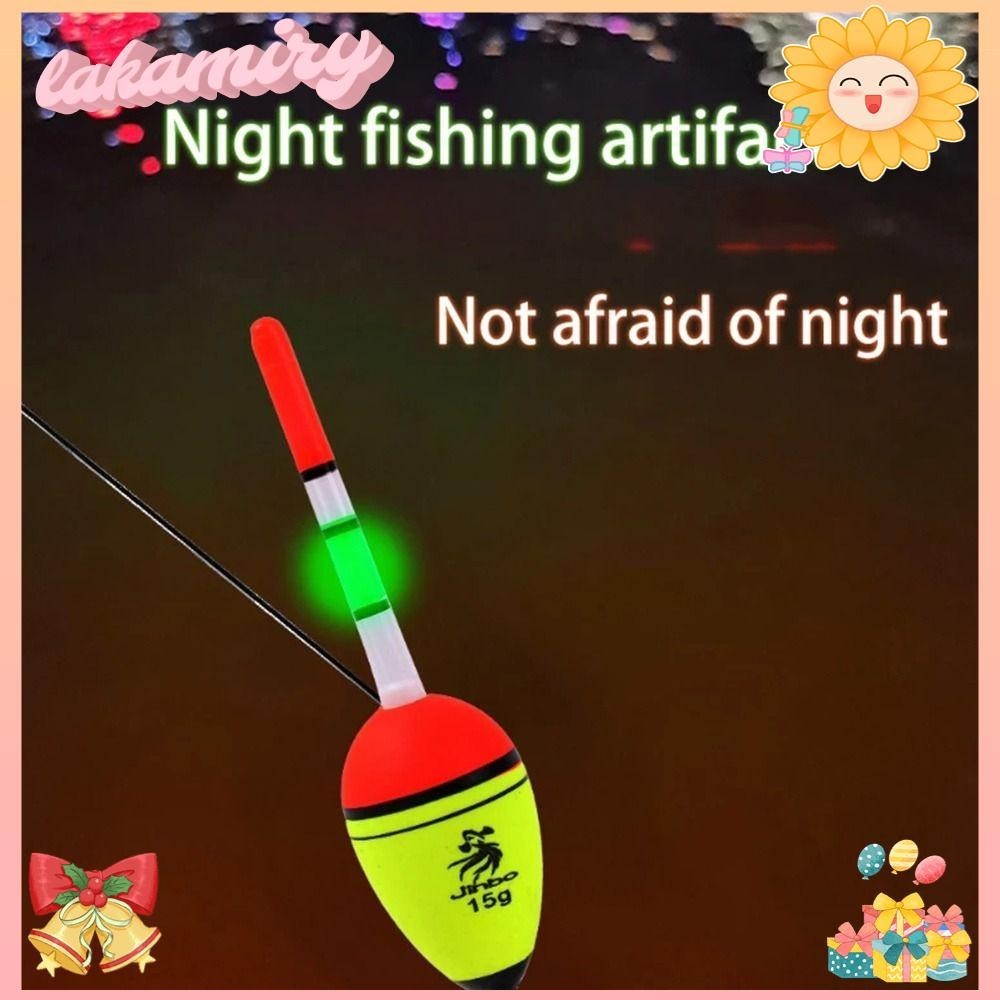 LAKAMIRY Luminous float, Light Stick Rock Fishing EVA Fishing float ...