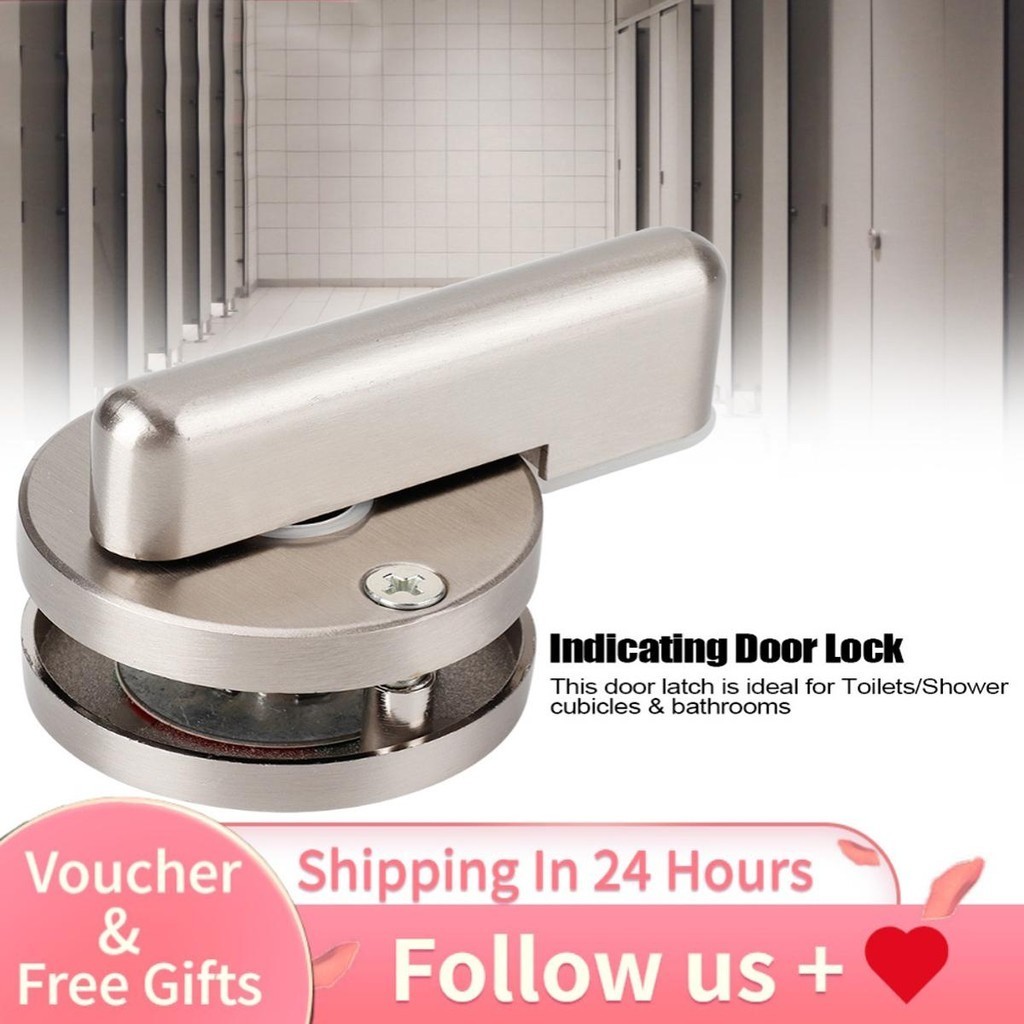 2pcs Bathroom Toilet WC Indicating Door Lock Vacant Engaged Privacy ...
