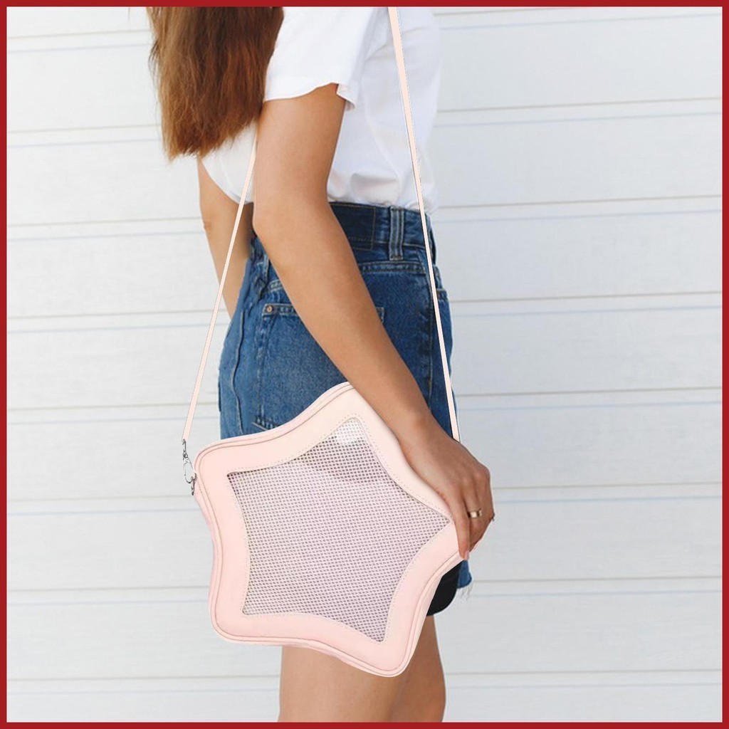 Star Shaped Tote Bag Y2k Aesthetic Cute Hand bag Large Capacity ...