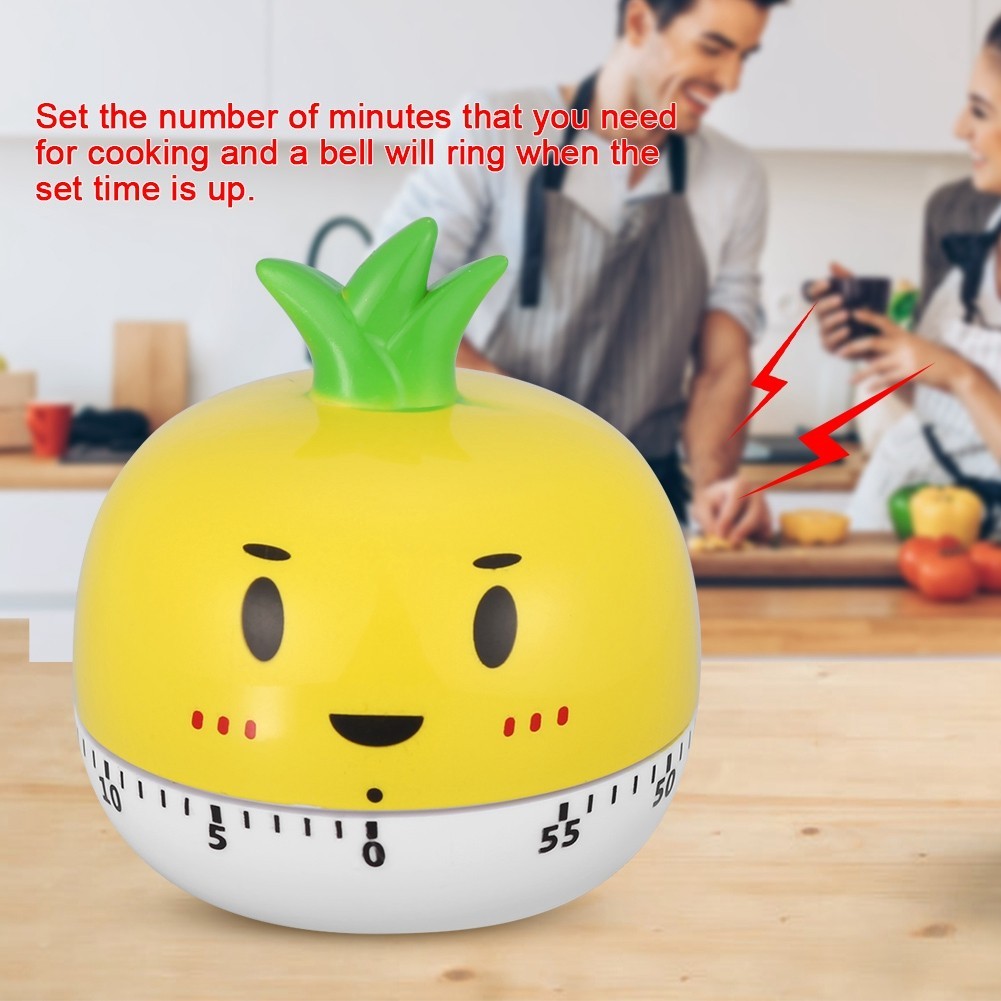 Sakurabc Kitchen Timer Tomato Cooking with Alarm Clock Time Reminder ...