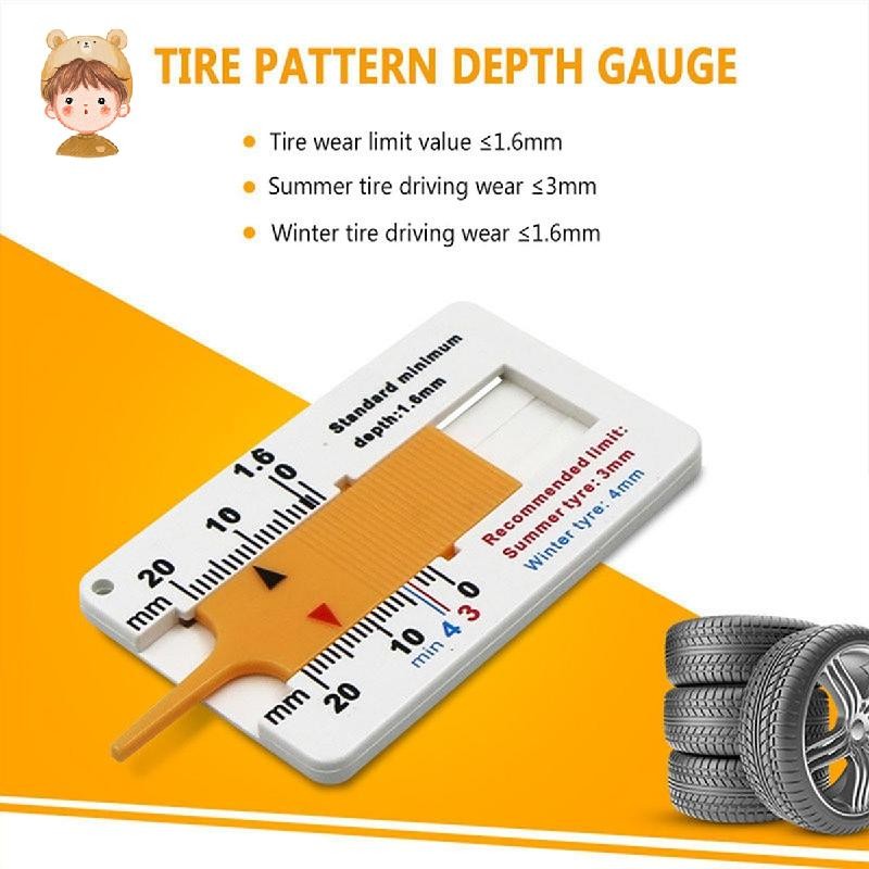 Tire Depth Gauge | Tread Measurement Tool | Accurate Tire Tread Depth ...