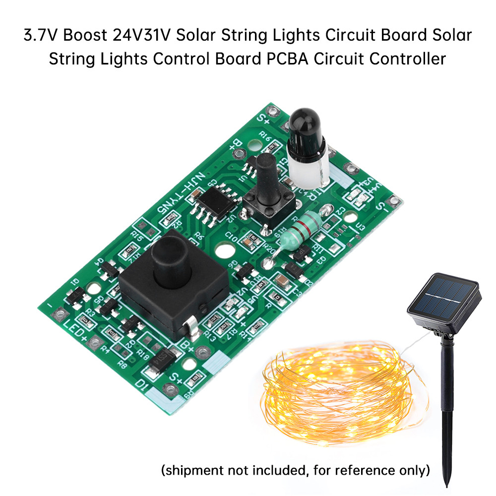 3.7V Boost 24V31V Solar String Lights Circuit Board Solar String Lights ...