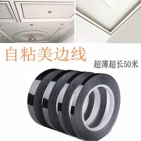 border wallpaper Garis plaster pelekat diri yang indah, hiasan siling ...