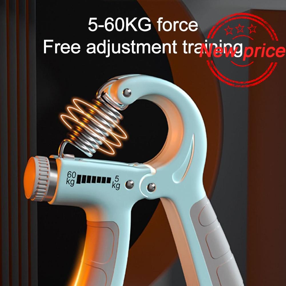 5-60kg Hand Gripper,r-shape Adjustable Countable Hand Strength ...