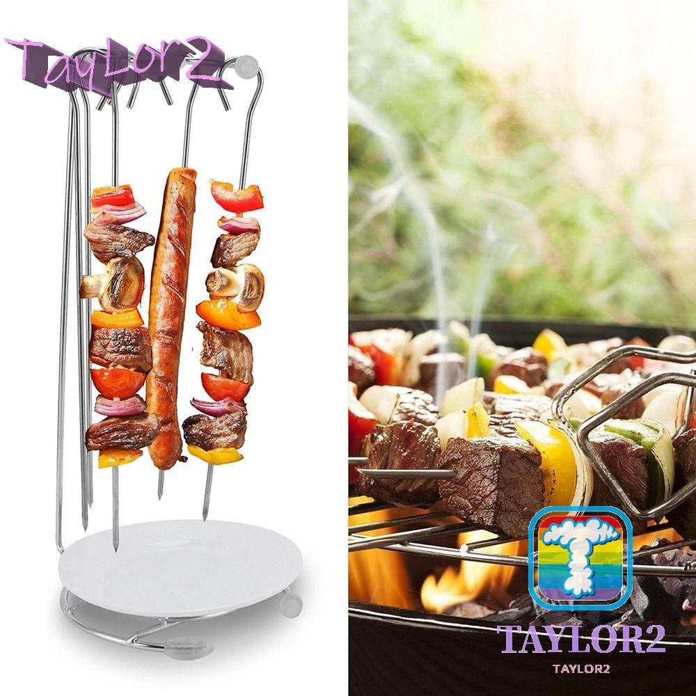 ATAYLOR Vertical Roaster, Reusable Lightweight BBQ Skewer Set ...