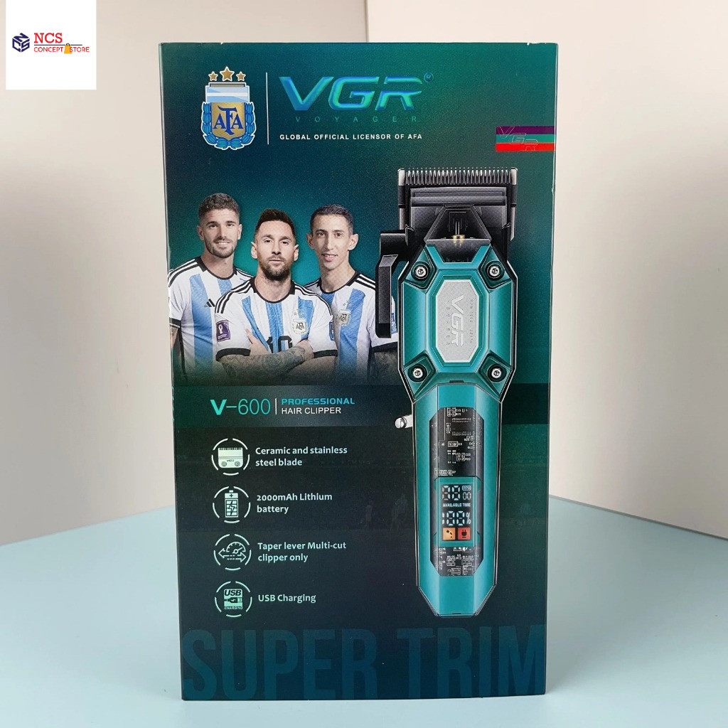 VGR V-600 Rechargeable Professional Hair Clipper Super Trim 7000 RPM DC ...