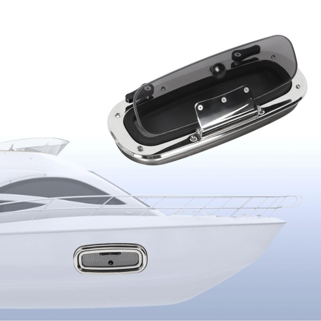 Wowowi Boat Portlight Porthole Window 345x150mm / 13.58x6in Internal ...