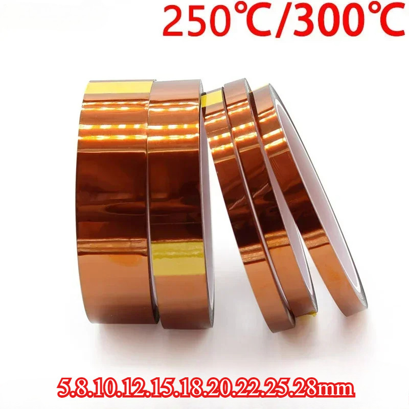 300° High Temperature Tape From 5mm to 28mm Resistant Heat Polyimide ...