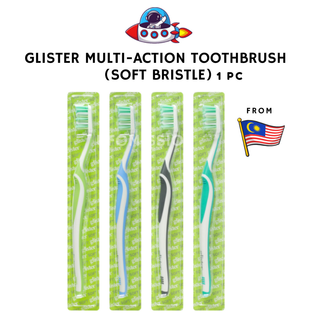 GLISTER Advanced Toothbrush (Soft Bristle) | Shopee Malaysia