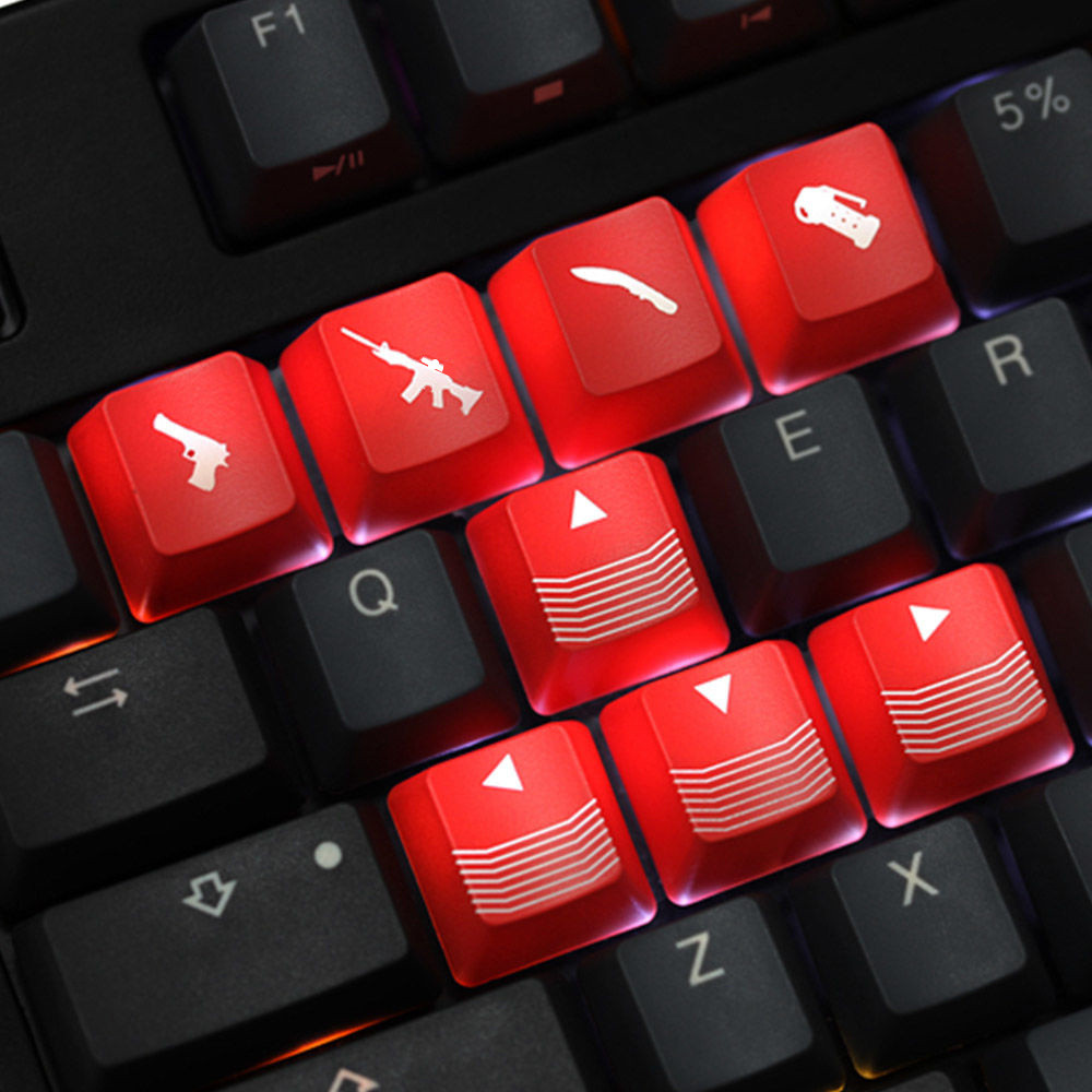 Mechanical Keyboard Unique Light Translucent Shortcut Key Direction Key ...