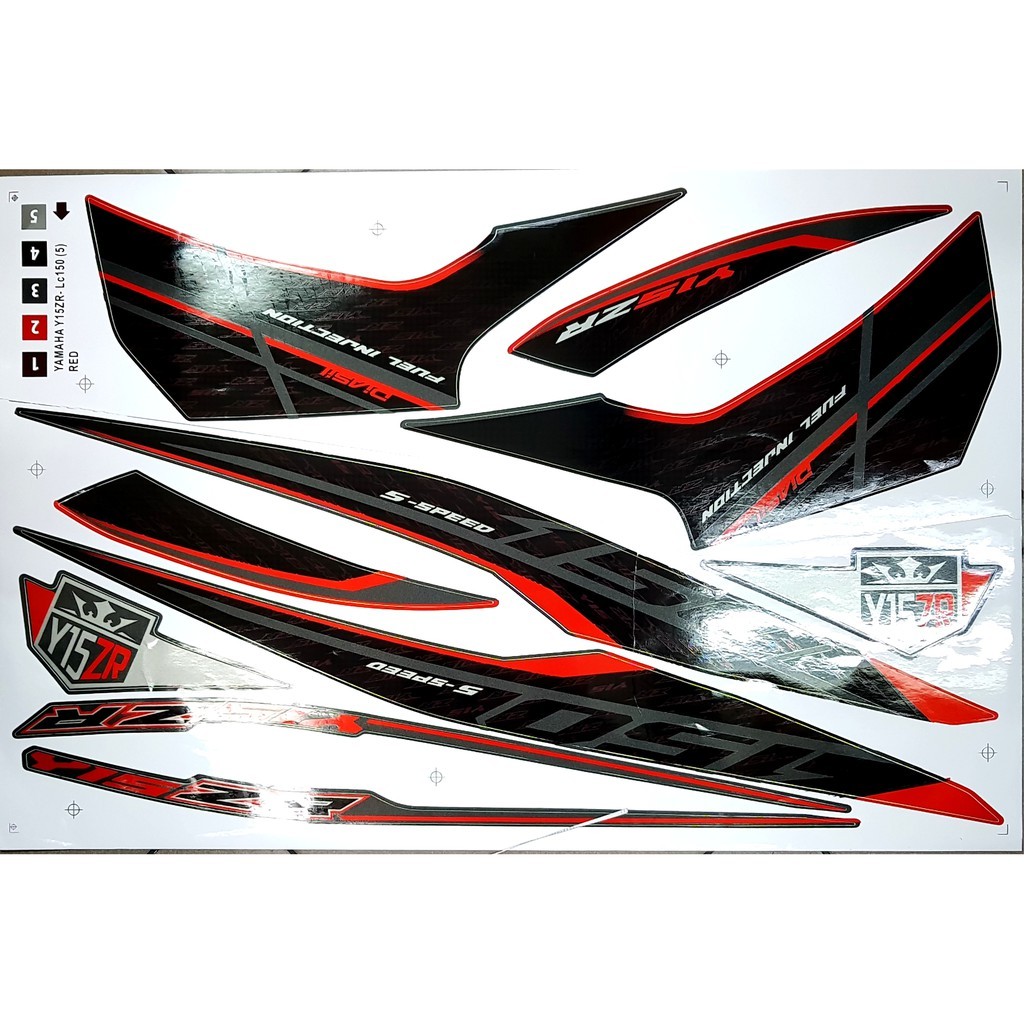 Good Quality Tip Top Yamaha Y15ZR Y15 YSUKU ROBOT V1 V2 Body Sticker ...