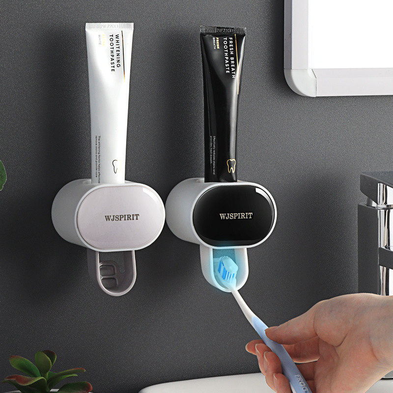 [Tear Off Non-Marking] Squeeze Toothpaste Handy Tool Wall-Mounted Lazy ...