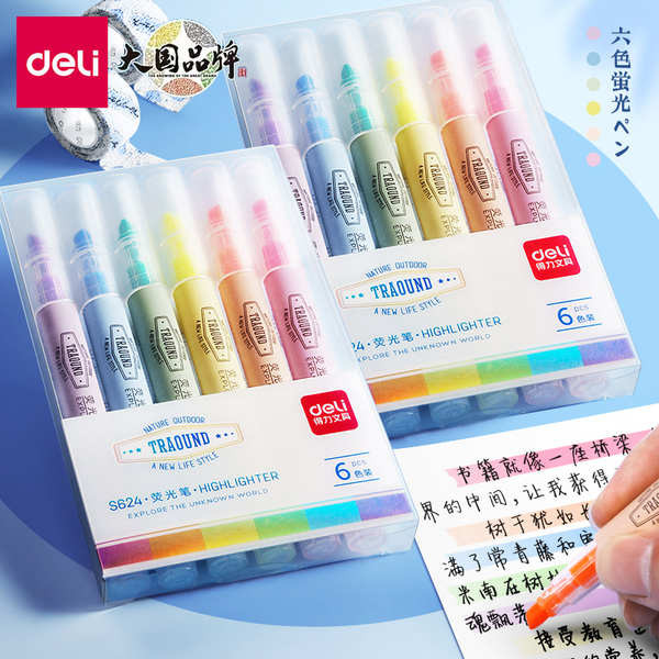 highlighter pen highlighter Powerful Highlighter Fluorescent Marker Pen ...