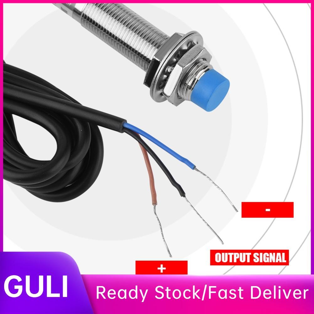 Guli Inductive Sensor LJ12A3-4-ZBX DC 3 Wire NPN 6-36V M12 Inductance ...