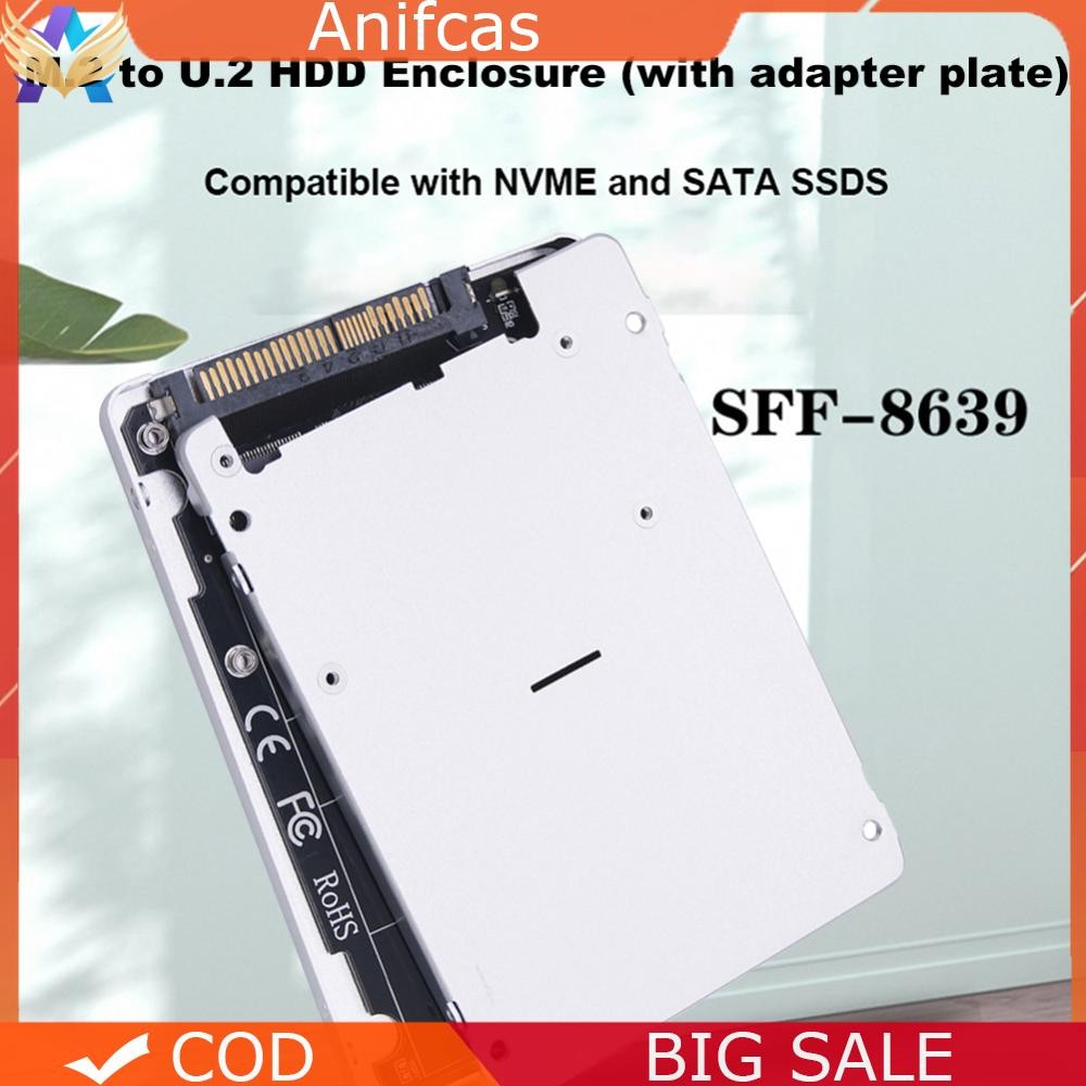 M.2 SSD To U.2 Adapter Card M.2 NVMe SATA-Bus NGFF SSD To PCI-e U.2 ...