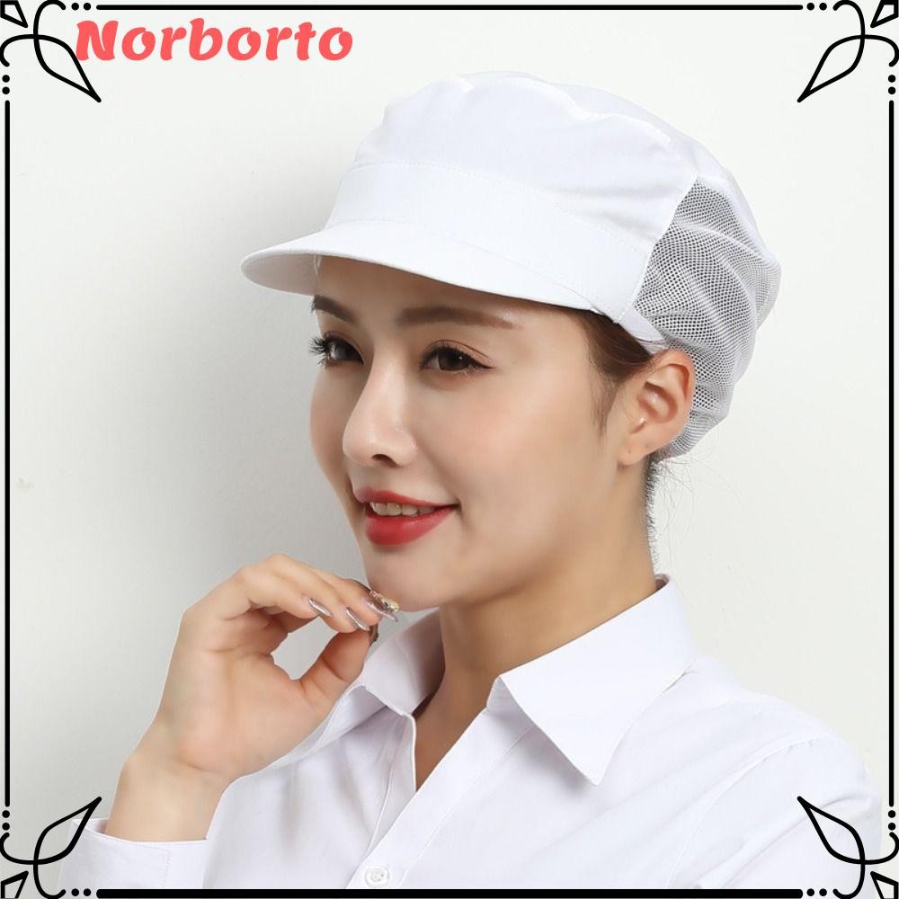 NORBORTO Work Hat, Breathable Mesh Food Service Chef Hat, Chic Work ...