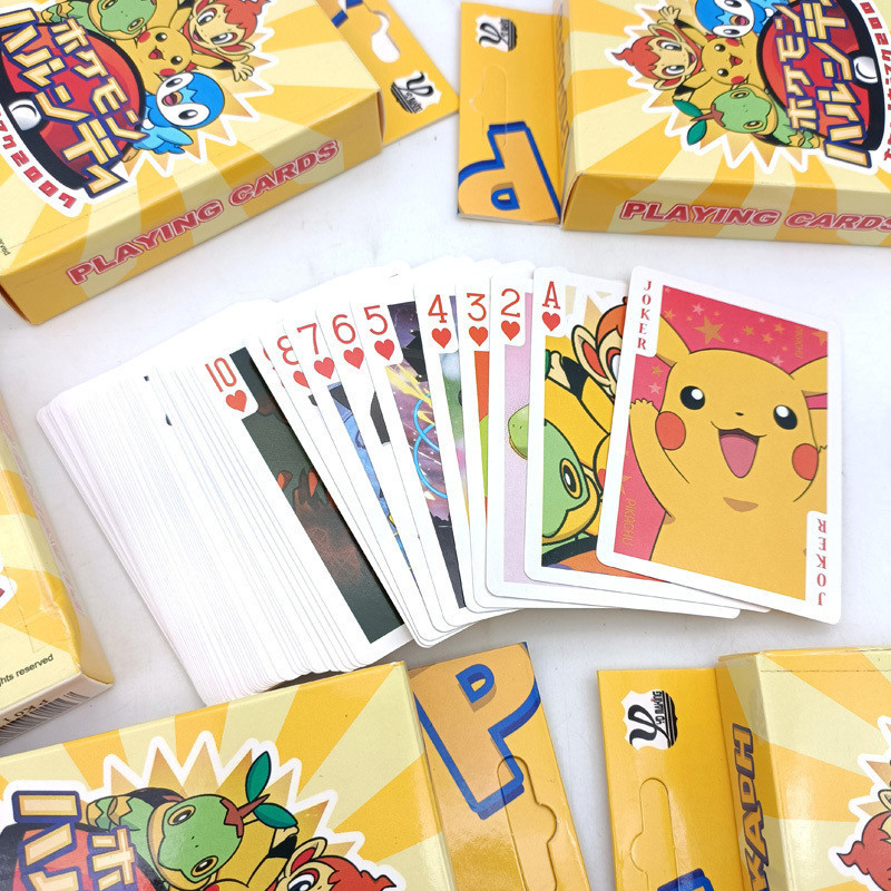 [2128 People Collection] Pikachu Playing Cards Creative High-value ...